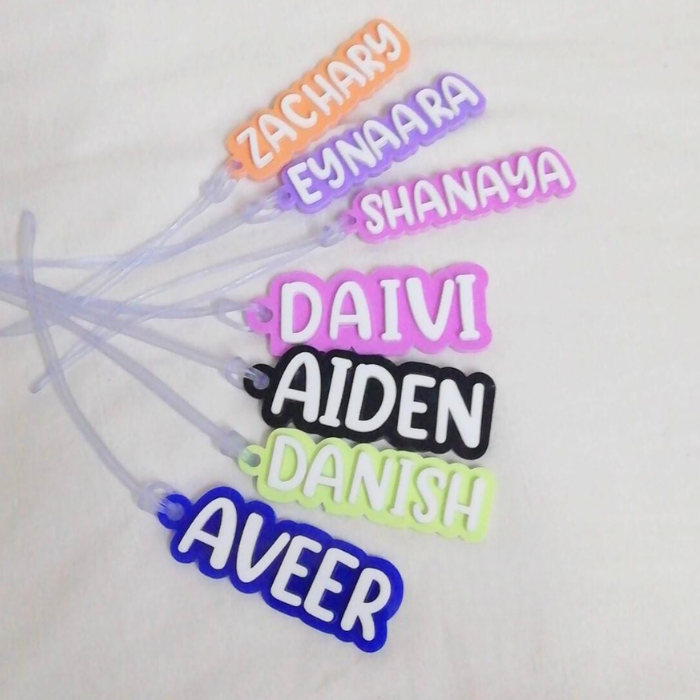 Acrylic Name Tag for Boys & Girls – Tot n Tales